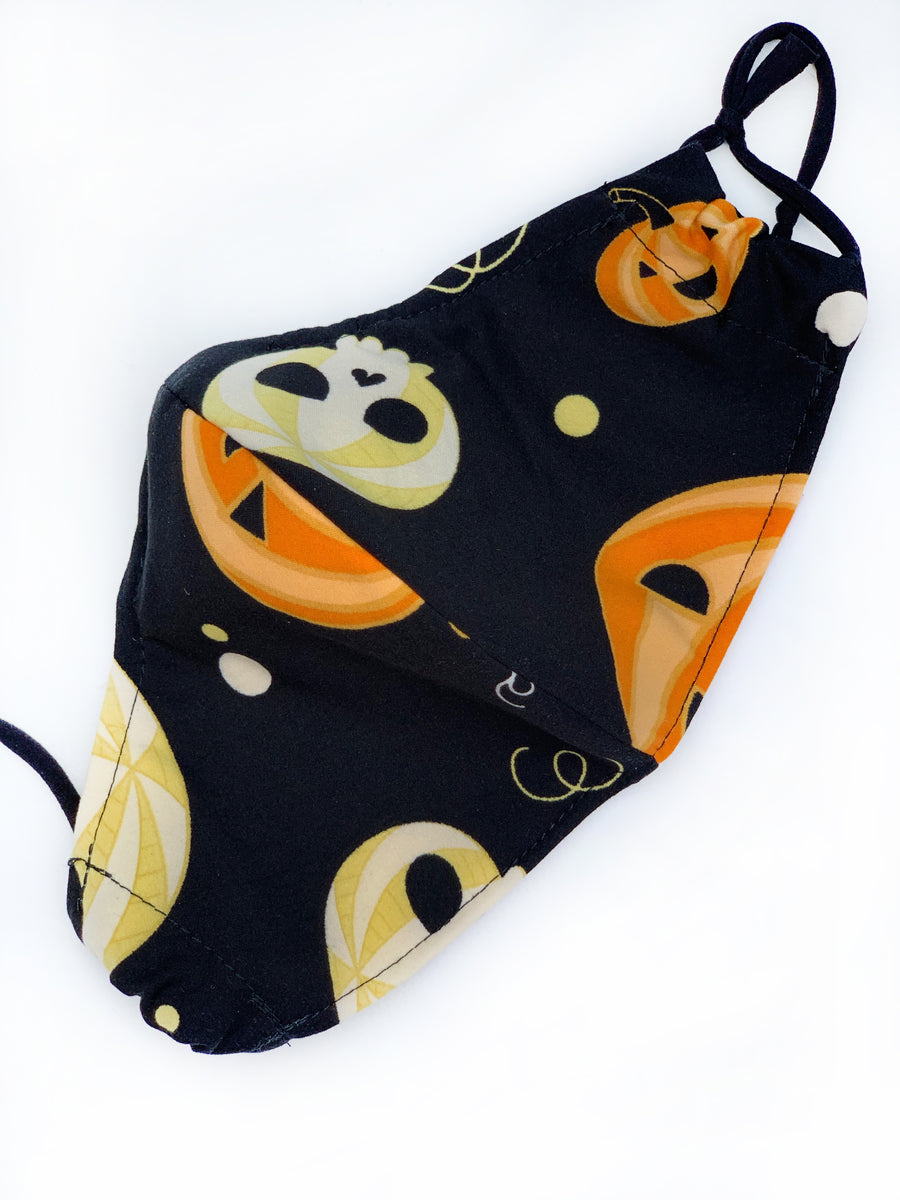 Halloween Pumpkin Face Mask – The Purple Puddle