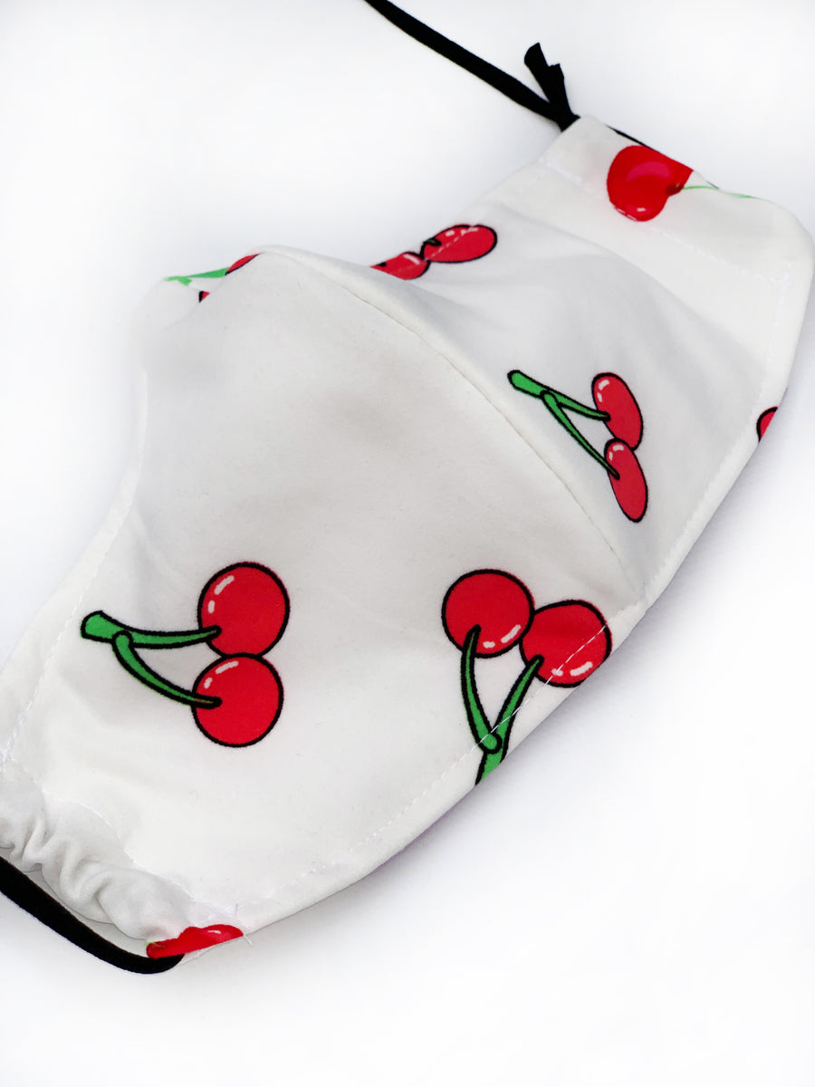 Red Cherry Face Mask – The Purple Puddle