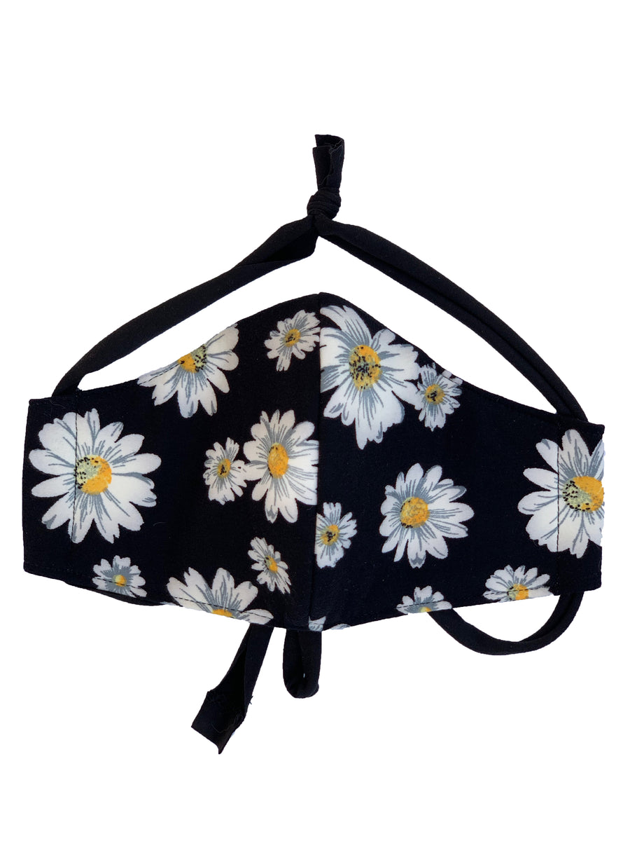 Daisy Flower Reusable Face Mask – The Purple Puddle