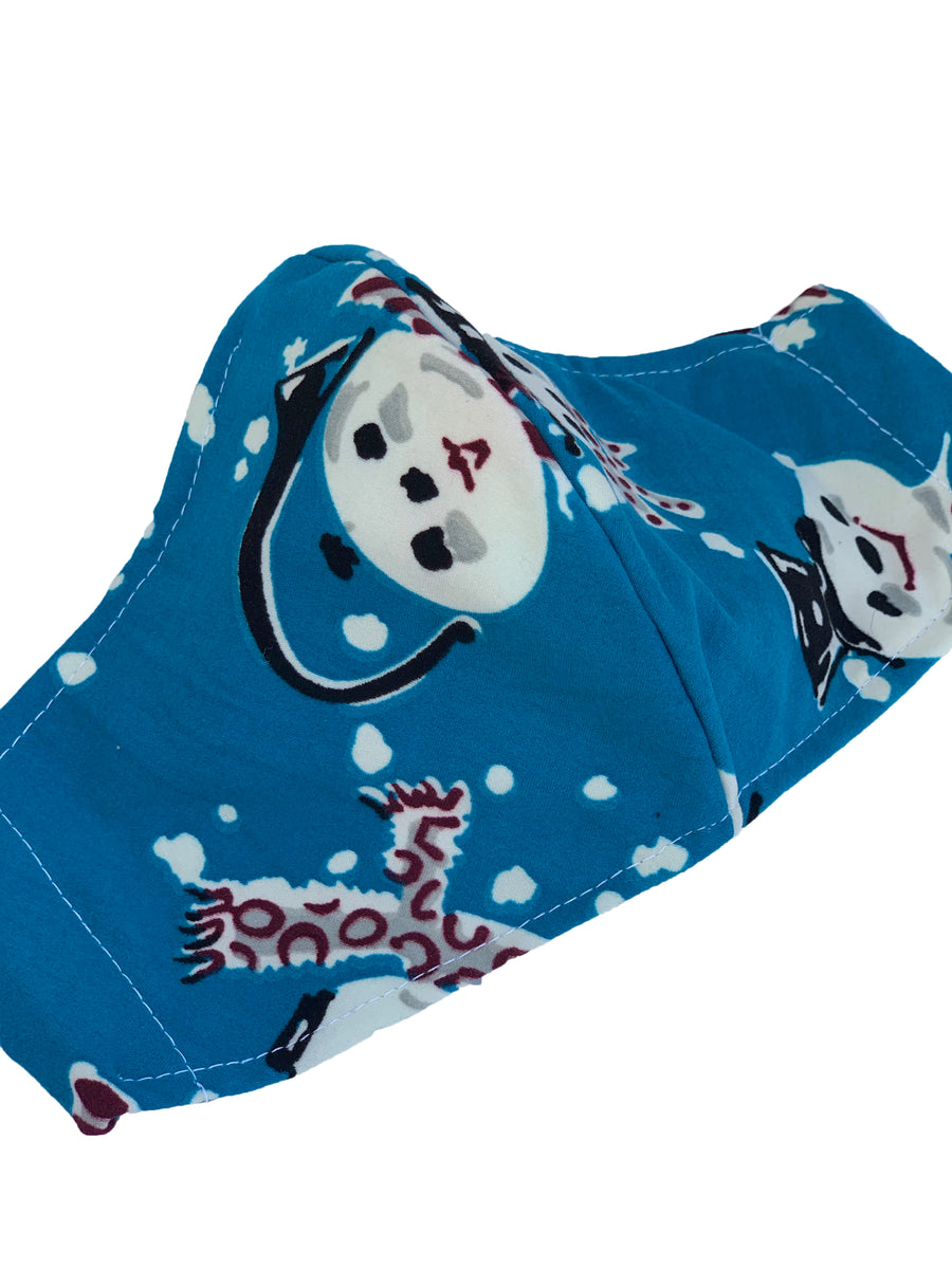 Christmas Snowman Face Mask – The Purple Puddle