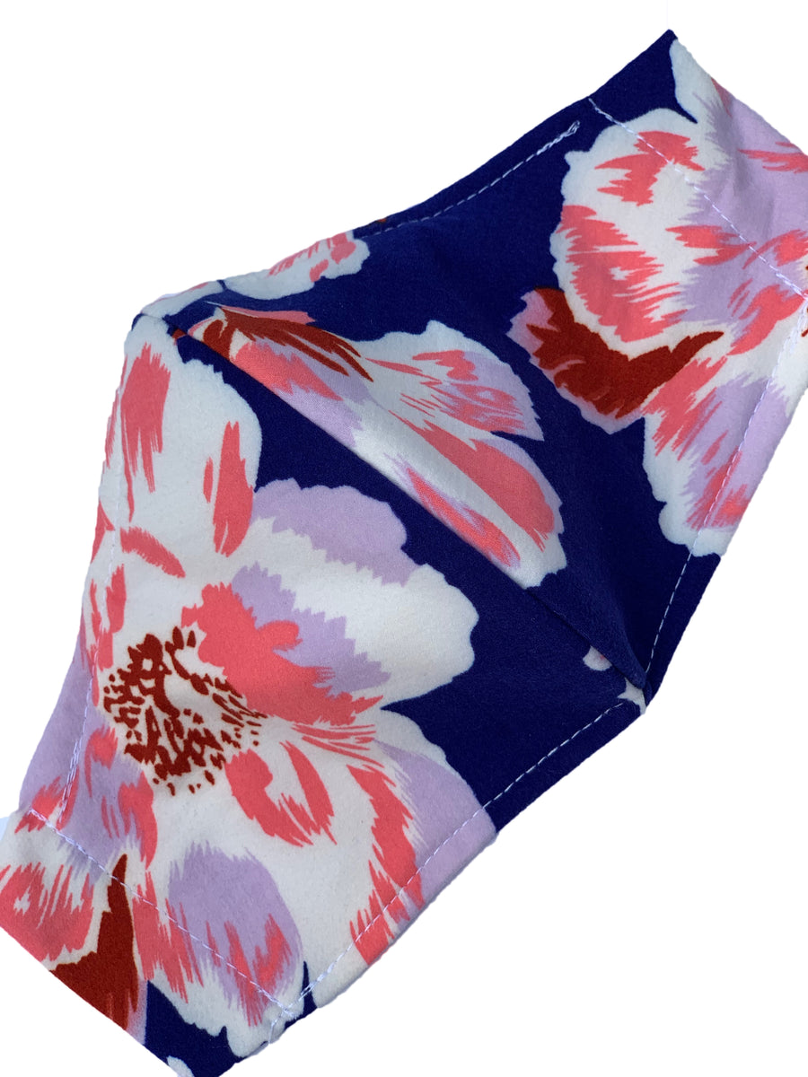 Hawaiian Flower Reusable Face Mask – The Purple Puddle