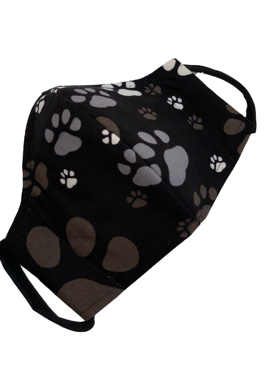 Paw Print Face Mask – The Purple Puddle